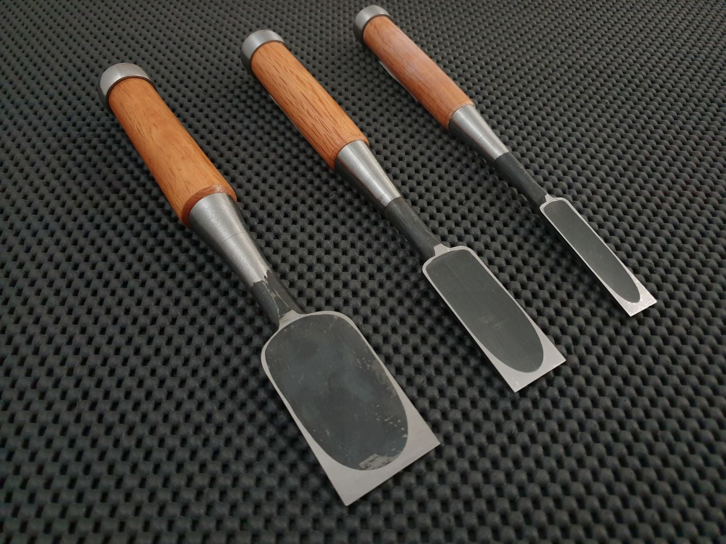 Morihei Koshiro Oire Nomi | 3 Japanese Chisels (White #2 Steel ...